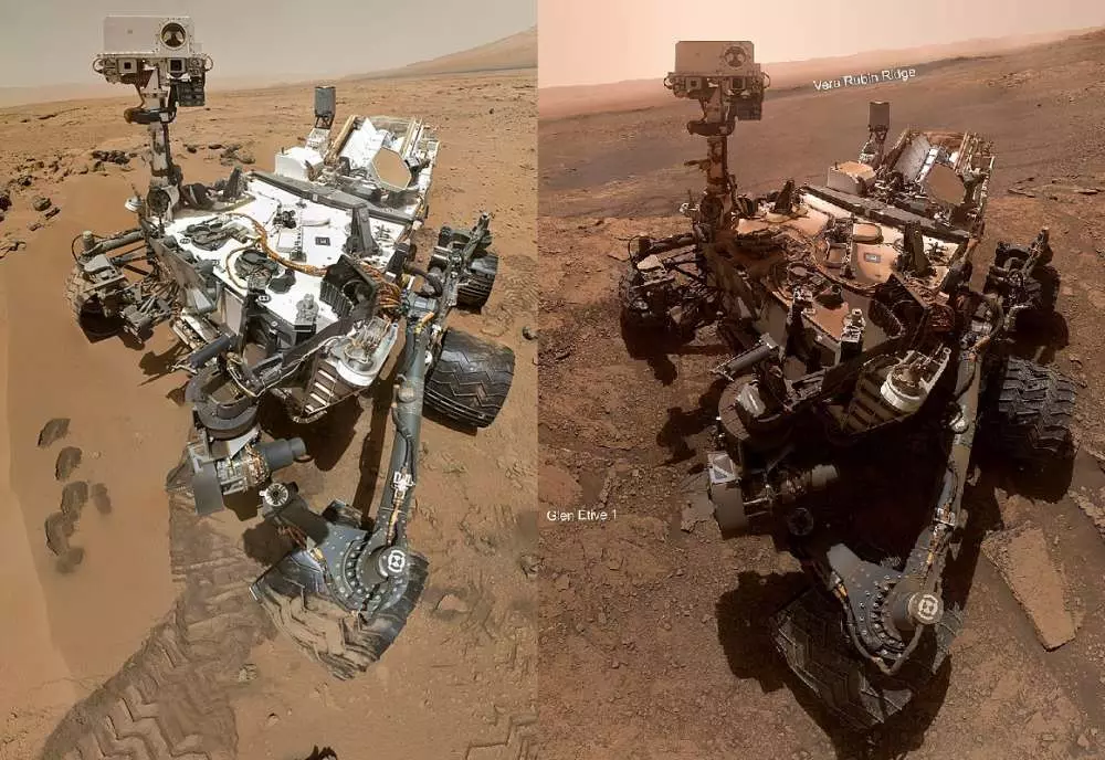 NASA Curiosity Roveri selfid enne ja pärast seitset pikka aastat Marsil 1474_1