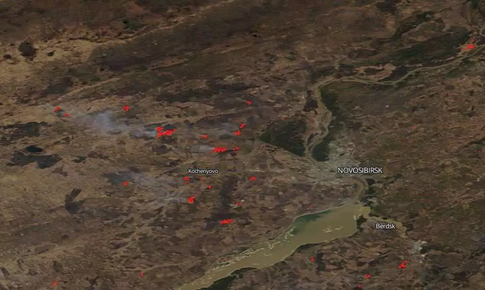 Enormi distese della Siberia sono attualmente in fiamme 1801_1