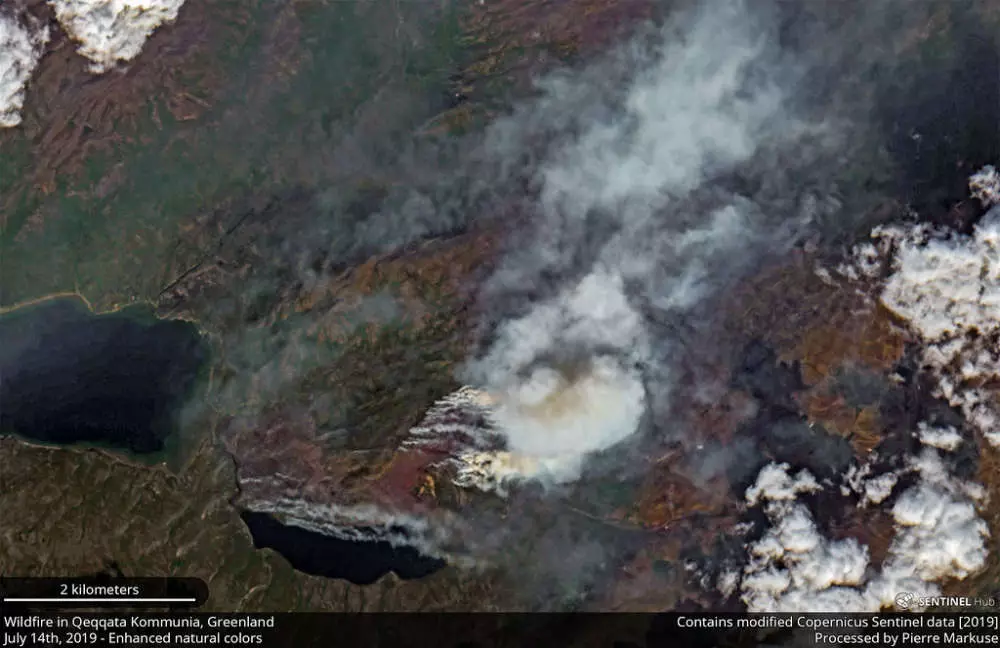 Estas imágenes satelitales muestran cuán grave es el problema de los incendios forestales en el Ártico 1823_4