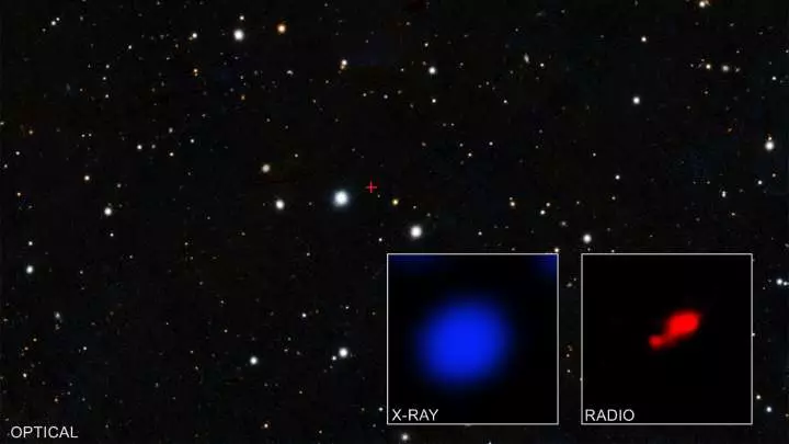 Nakit-an na sa mga Astronomo ang Labing Layo nga Gitaptap nga Supermassive Black Hole