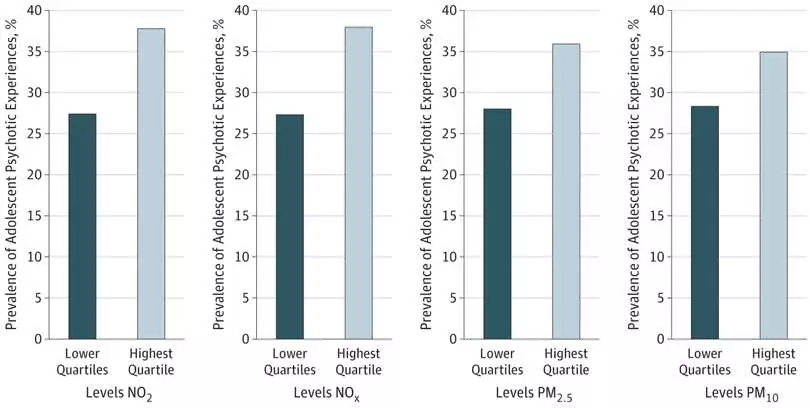 Tiếp xúc với ô nhiễm không khí có liên quan đến trải nghiệm tâm thần ở thanh niên 2399_1