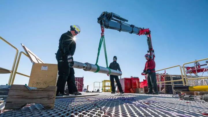 Wetenschappers hebben 1.000 meter onder Antarctica geboord