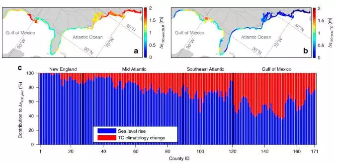 Vissa delar av USA kommer att se 100-års översvämningar årligen, enligt nya översvämningskartor 3147_2