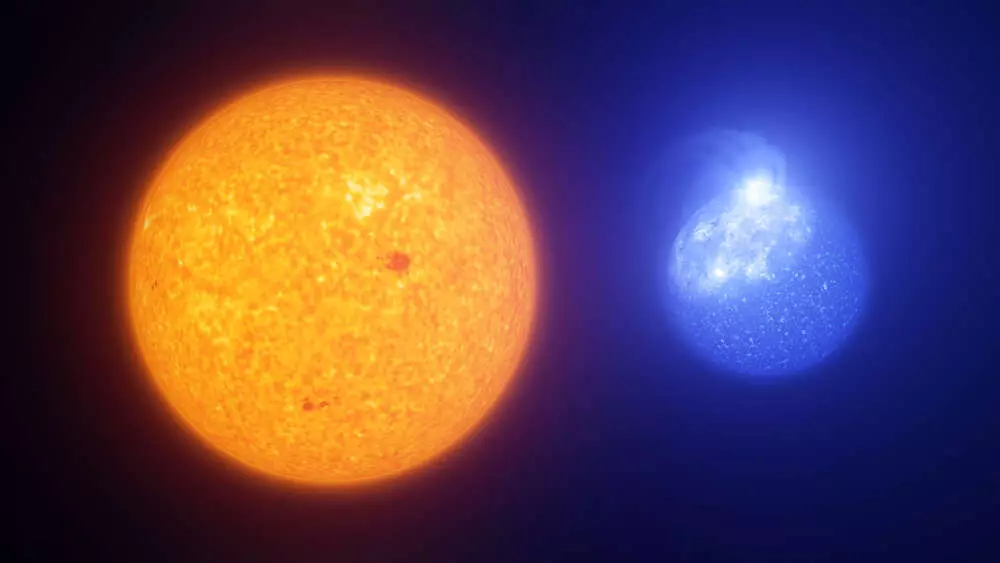 Manchas gigantes e superflares podem explicar o mistério de estrelas extremamente quentes 3430_1