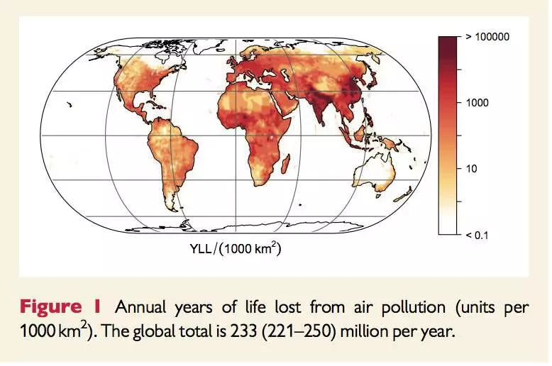 La “pandemia” de contaminación del aire causa casi 9 millones de muertes prematuras al año, según un estudio 3582_1