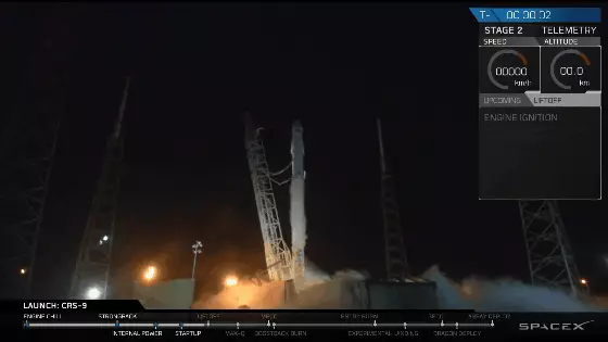 SpaceX het pas sy vyfde landing na nog 'n suksesvolle bekendstelling gemaak 3887_1