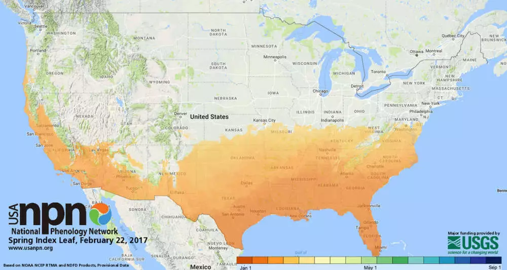 Våren kom precis till Amerika tre veckor för tidigt 4669_1