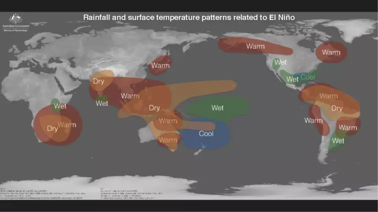El Niño ir beidzies, bet ir atstājis savas pēdas visā pasaulē 4874_2