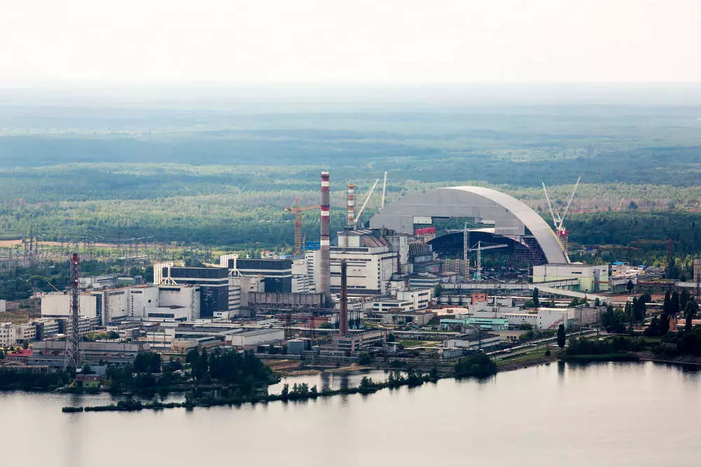 Černobiļas jaunā saules elektrostacija tiks nodota tiešsaistē dažu nedēļu laikā 5384_1