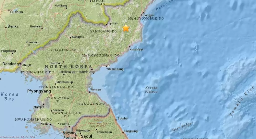 Watter tipe kernwapen het Noord-Korea pas ontplof? 5476_1