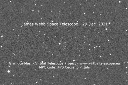 JWST അതിന്റെ അവസാന ലക്ഷ്യസ്ഥാനത്തേക്ക് ബഹിരാകാശത്തിലൂടെ സഞ്ചരിക്കുമ്പോൾ കാണുക 5700_1