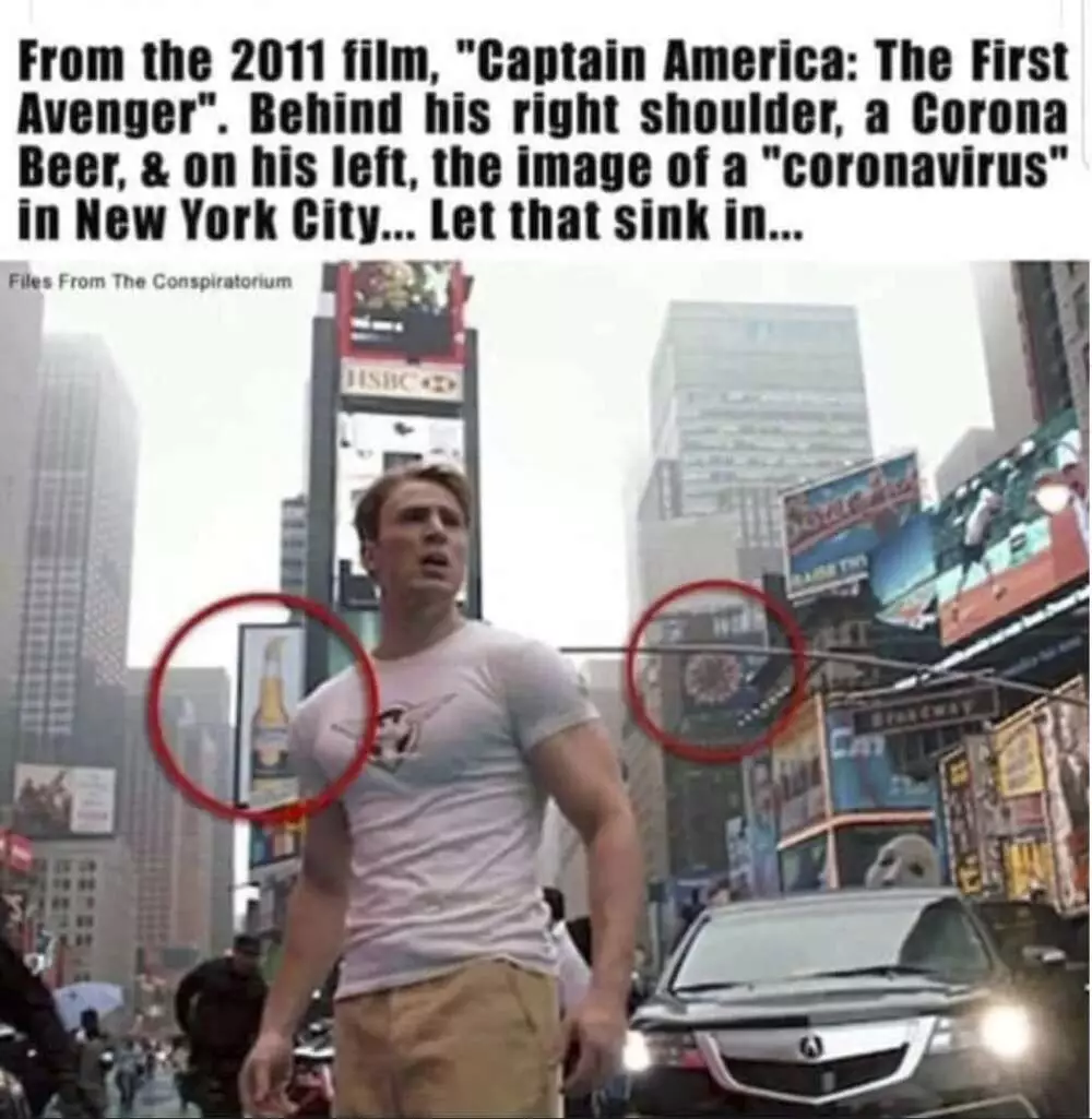 Covid-19 Captain America Verschwörungstheorie stellt sech eraus op Spaghetti baséiert 6249_1