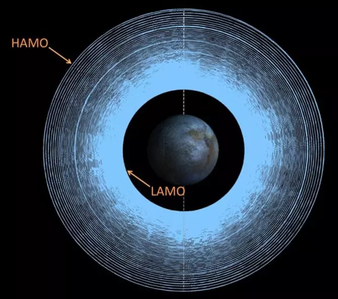 Sonnenopgang erliichtert an Ëmlafbunn ëm den Zwergplanéit Ceres 6308_3