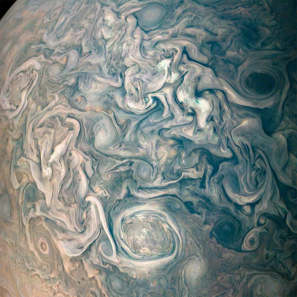 Bekijk deze geweldige foto die NASA van Jupiter heeft gemaakt