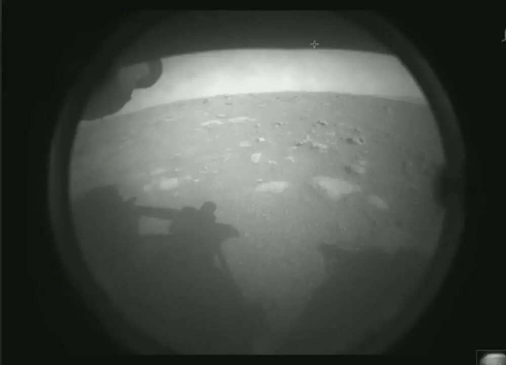 Първият изглед на Марс на Perserverance