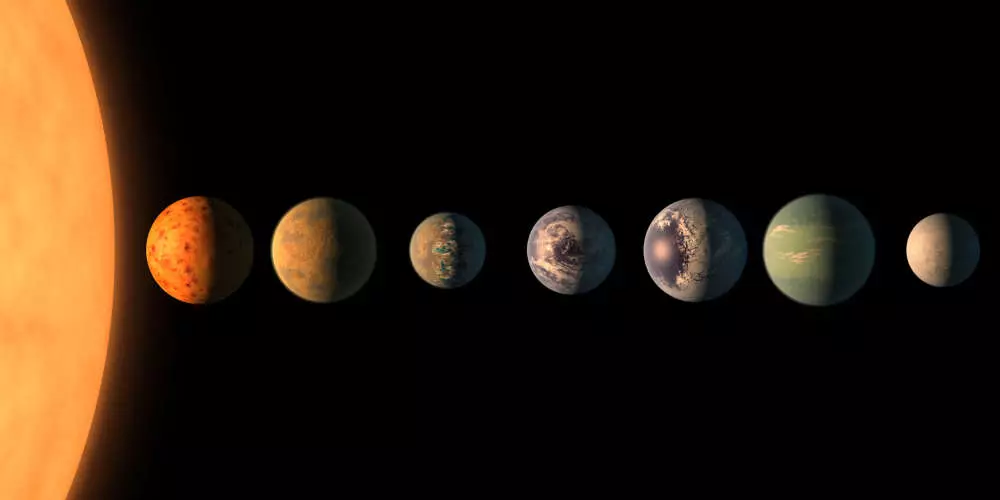 Kan livet overleve i TRAPPIST-1-systemet? 7506_1